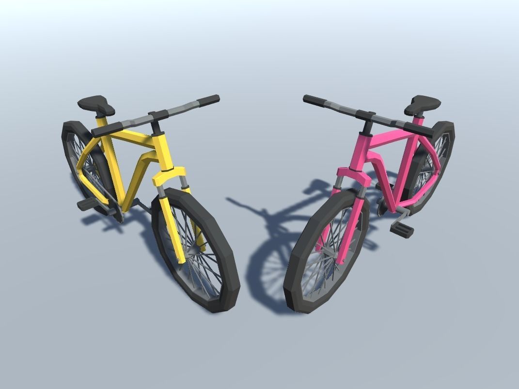 3D model Bike Bicycle Lowpoly VR / AR / low-poly | CGTrader