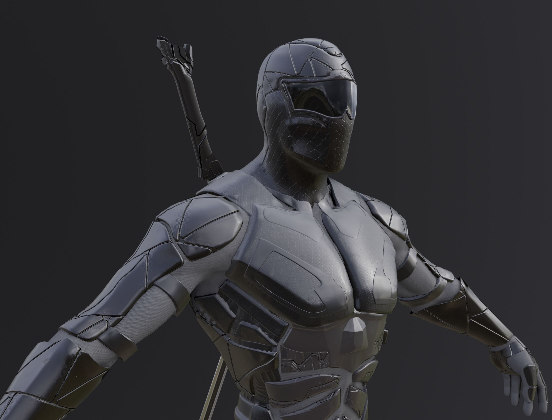 3D model Ninja VR / AR / low-poly | CGTrader