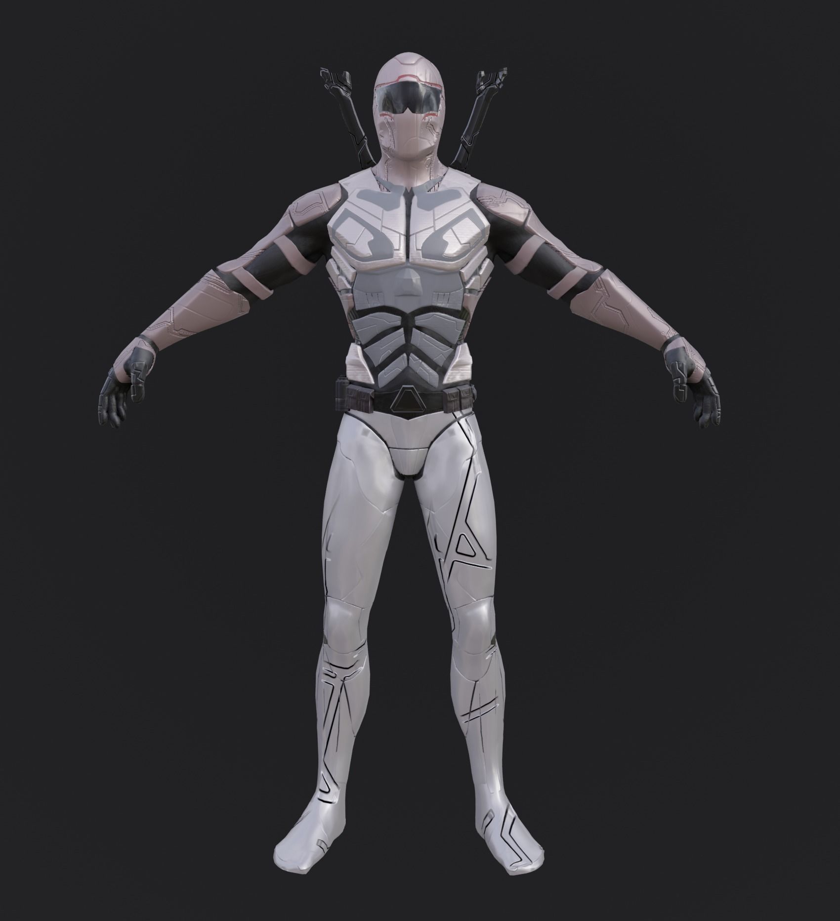 3D model Ninja VR / AR / low-poly | CGTrader