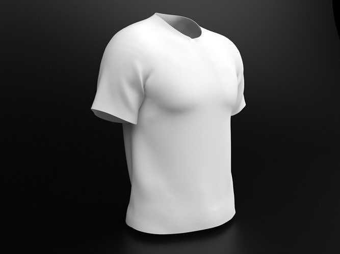 TShirt realistic with seam 3D model | CGTrader