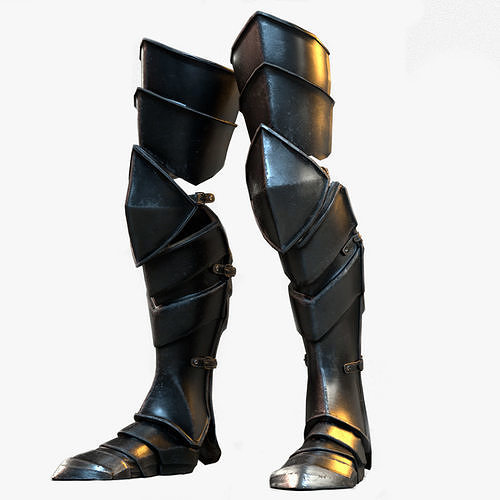 3D model Warrior Leg Armor Model VR / AR / low-poly | CGTrader