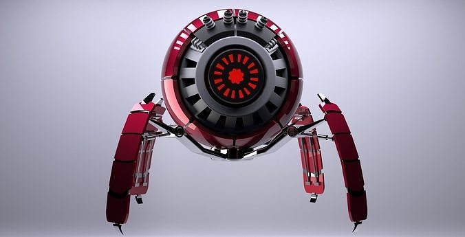 3D model Sphere Robot - Super Detailed VR / AR / low-poly | CGTrader