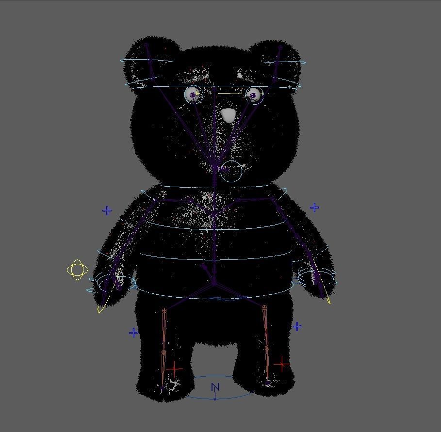 Rigged Teddy 3D model | CGTrader