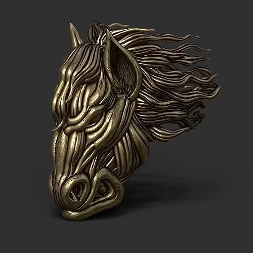 Horse ring 3D print model 3D model 3D printable | CGTrader