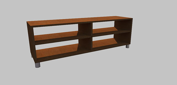 Basic TV Stand free 3D model | CGTrader