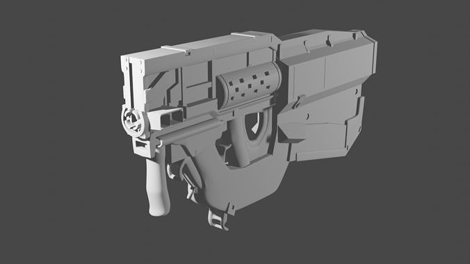 Light Gun 3D model | CGTrader