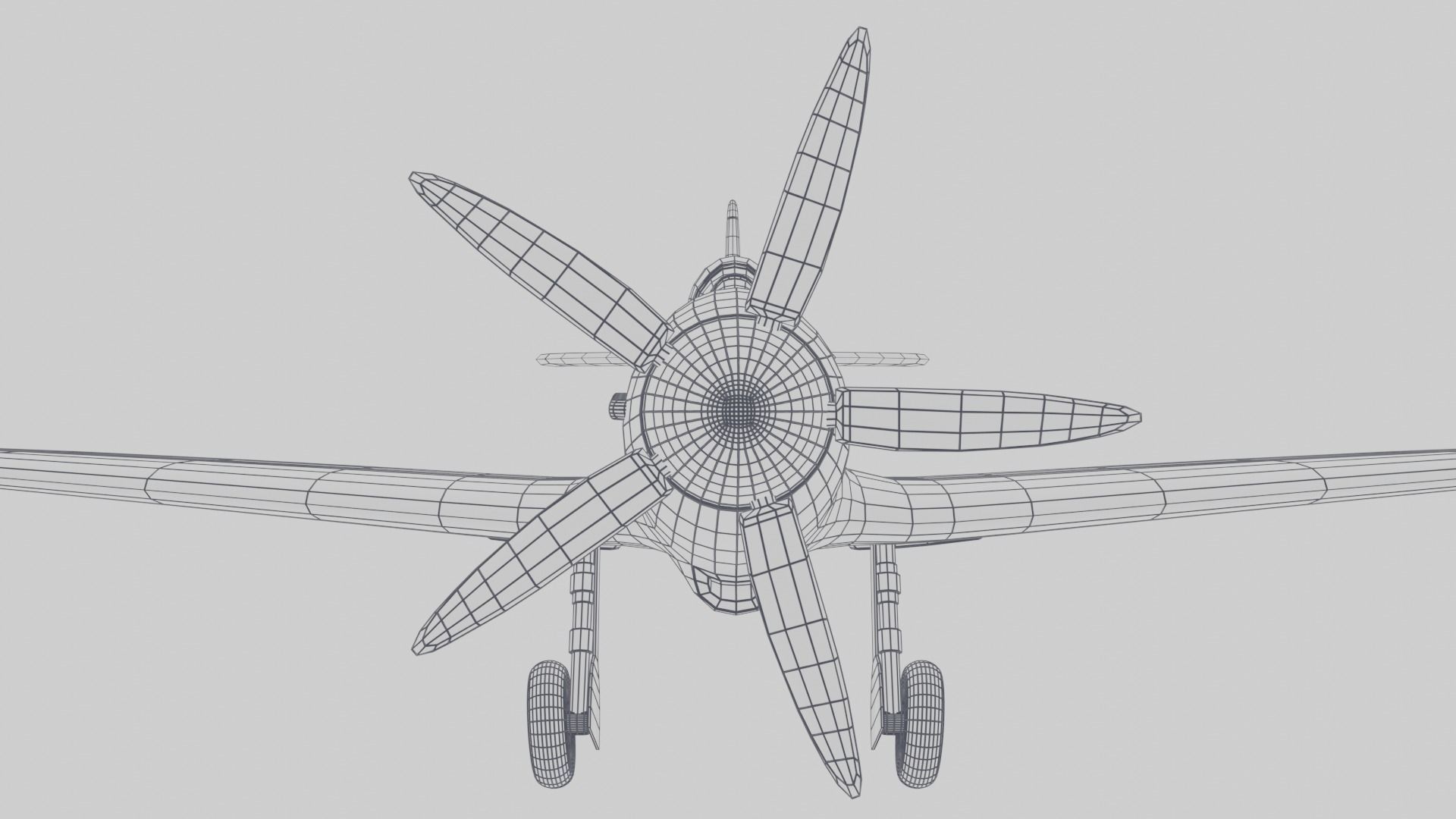 3D model Supermarine Spitfire 3D Model VR / AR / low-poly | CGTrader