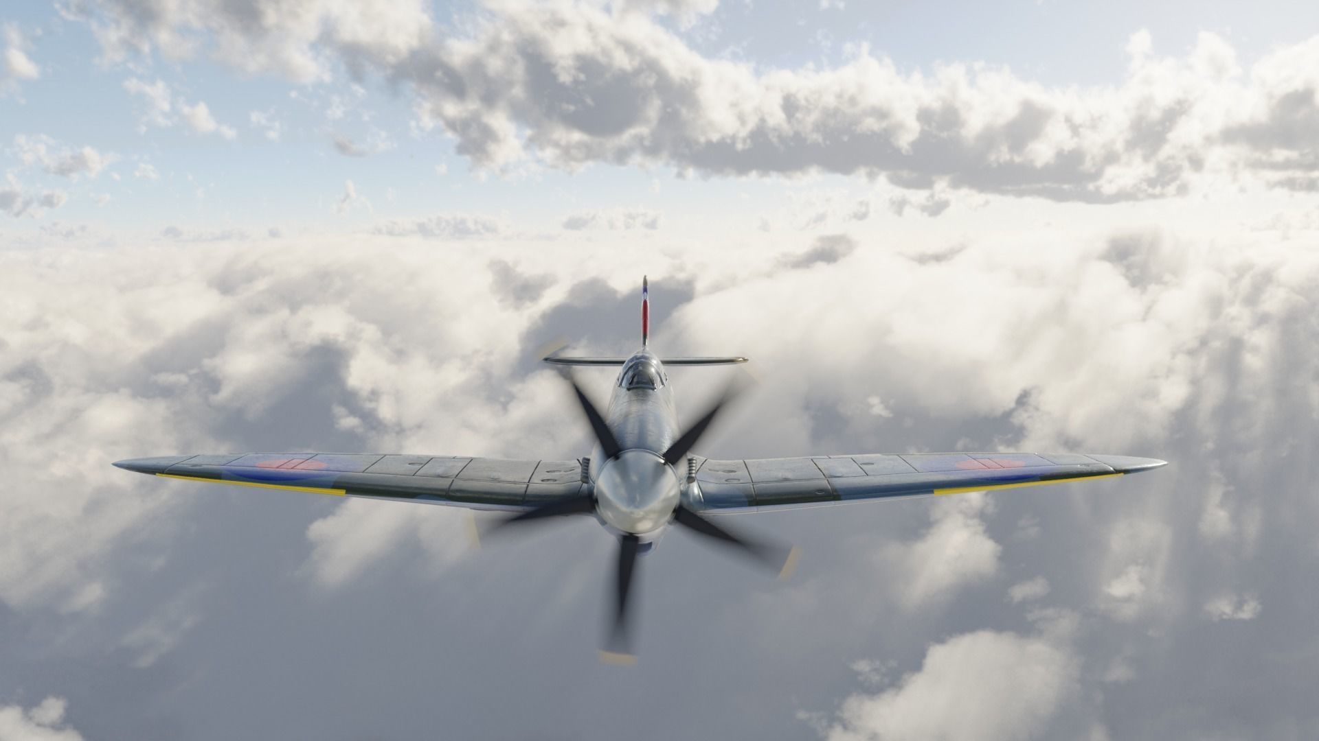 3D model Supermarine Spitfire 3D Model VR / AR / low-poly | CGTrader