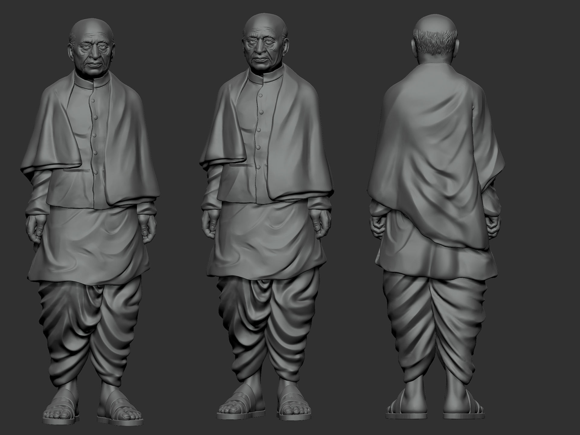 statue of unity 3D model 3D printable | CGTrader