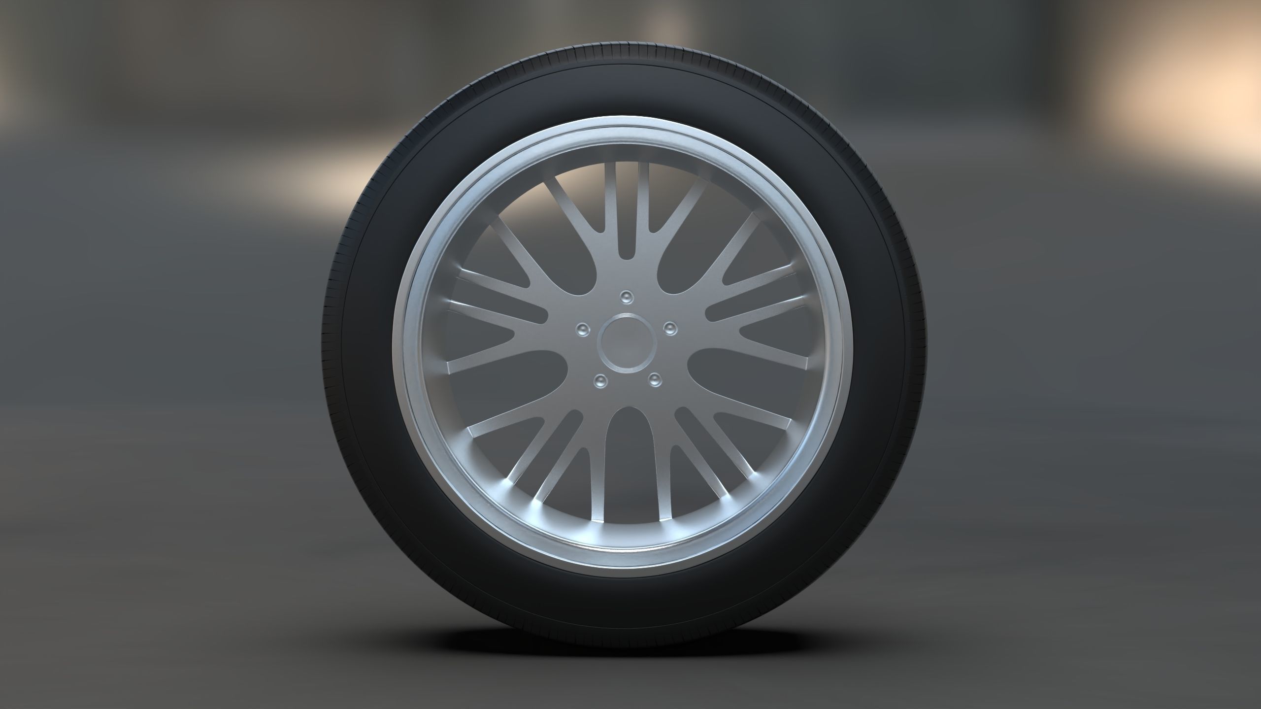 Car wheel free 3D model | CGTrader