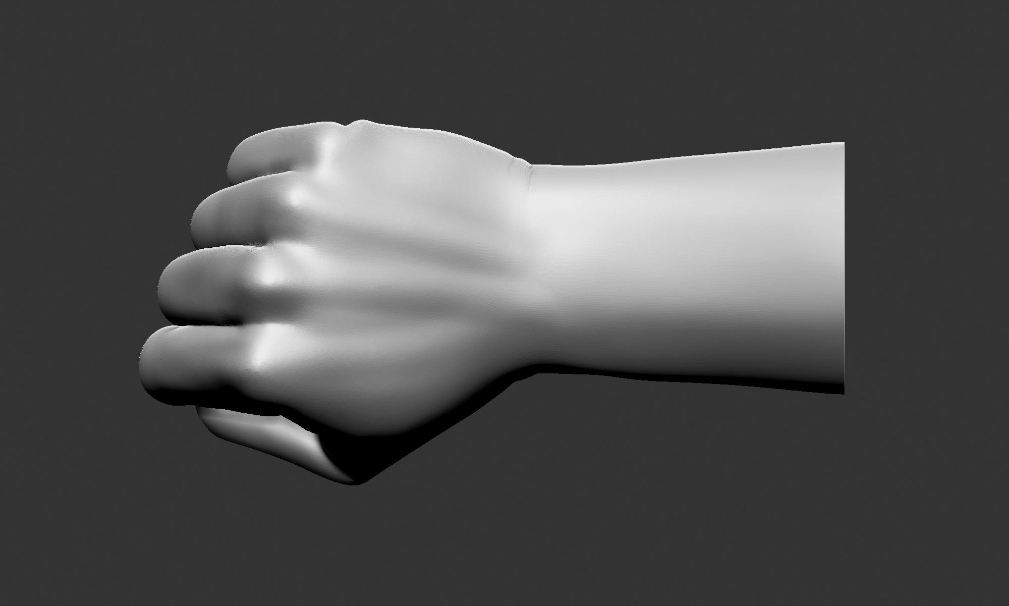 Fist Printable 3D model 3D printable | CGTrader