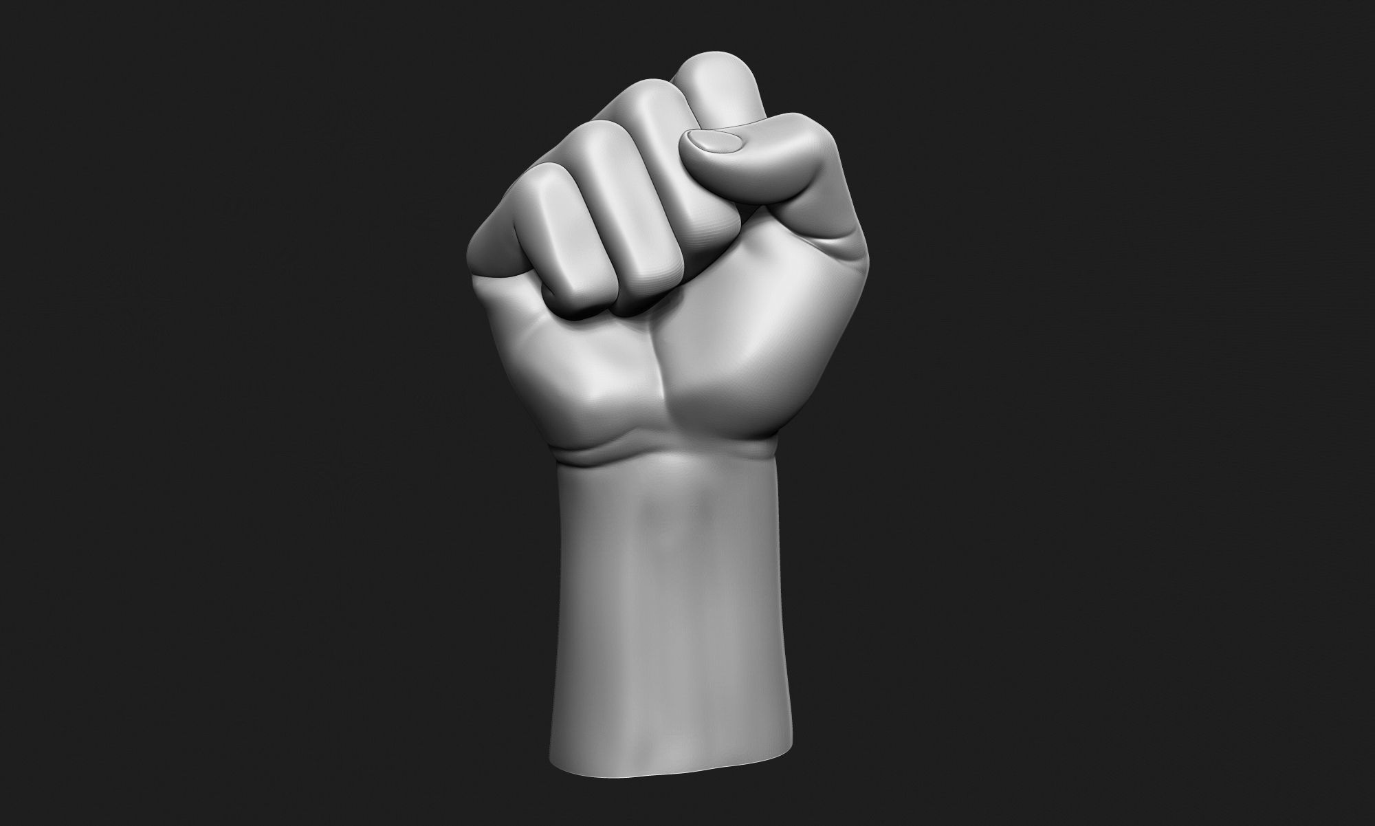 Fist Printable 3D model 3D printable | CGTrader