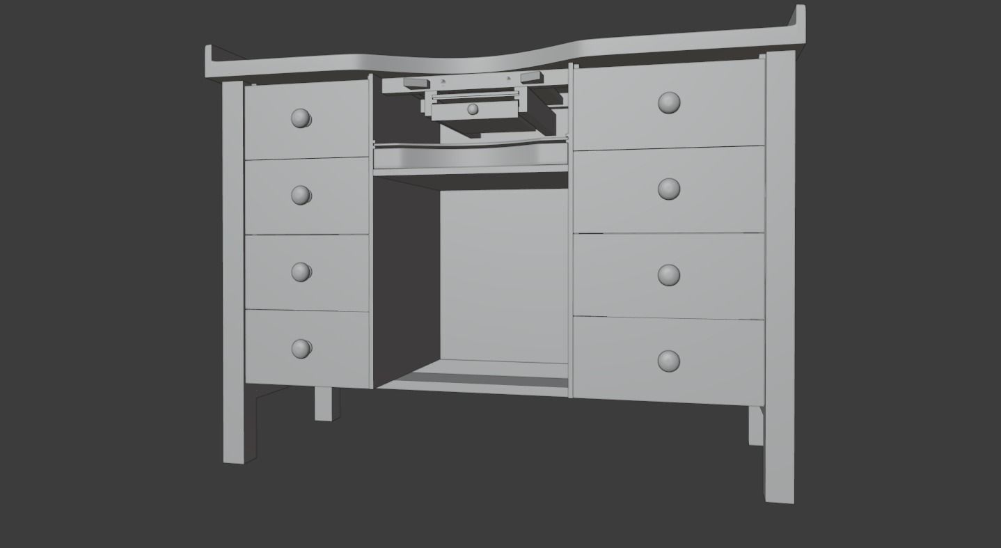Jewelry Bench 3D model | CGTrader