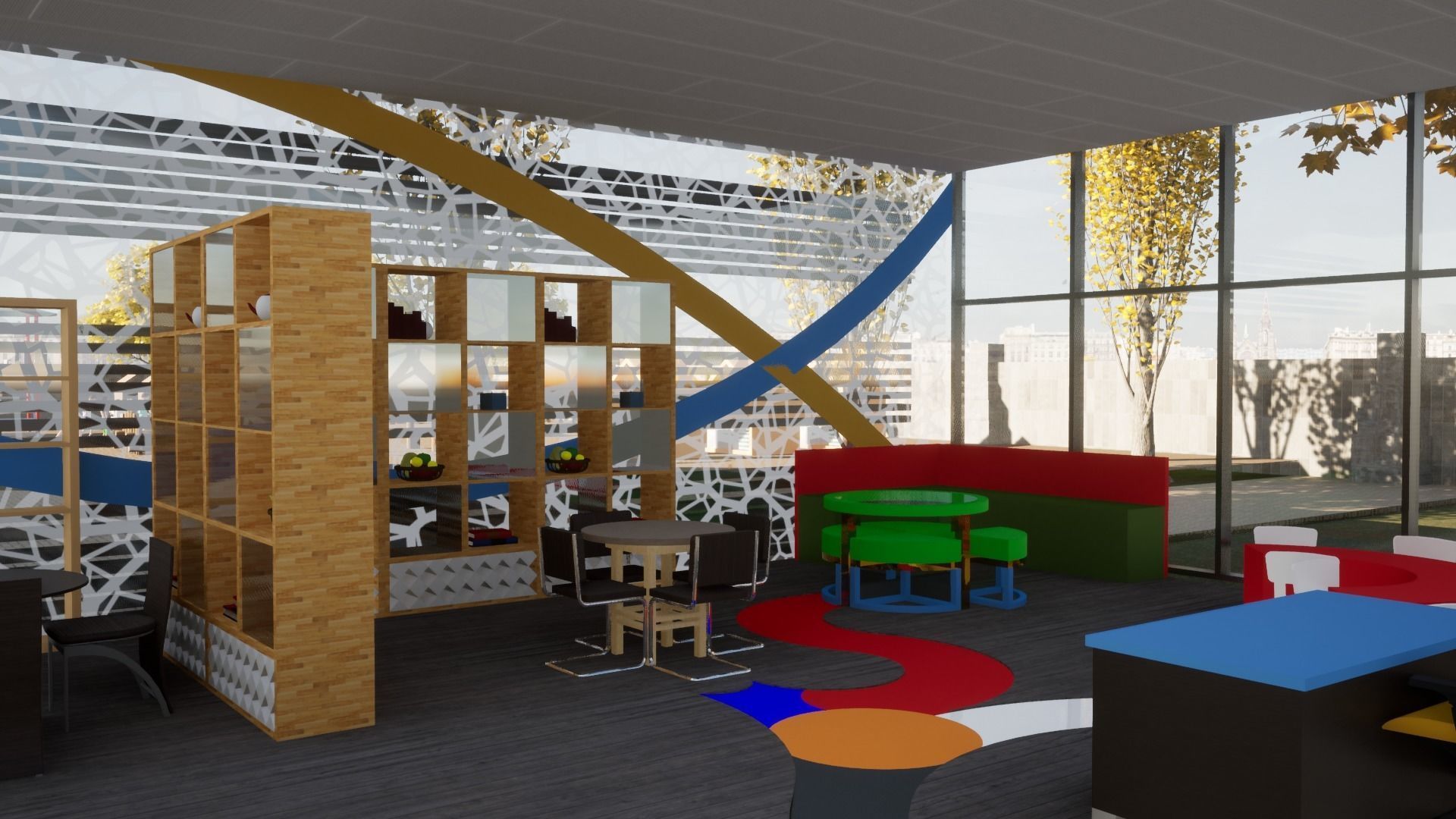Revit Primary School and Kindergarten 3D model | CGTrader