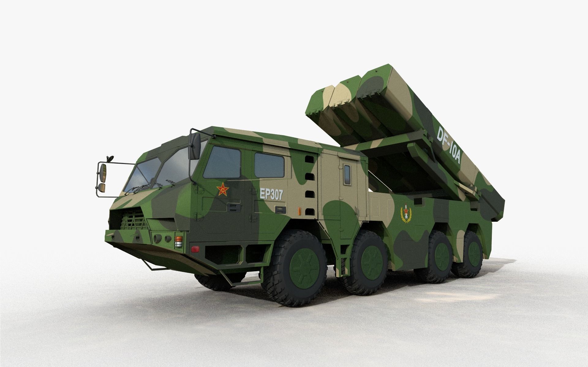 3D model DF-10A cruise missile VR / AR / low-poly | CGTrader