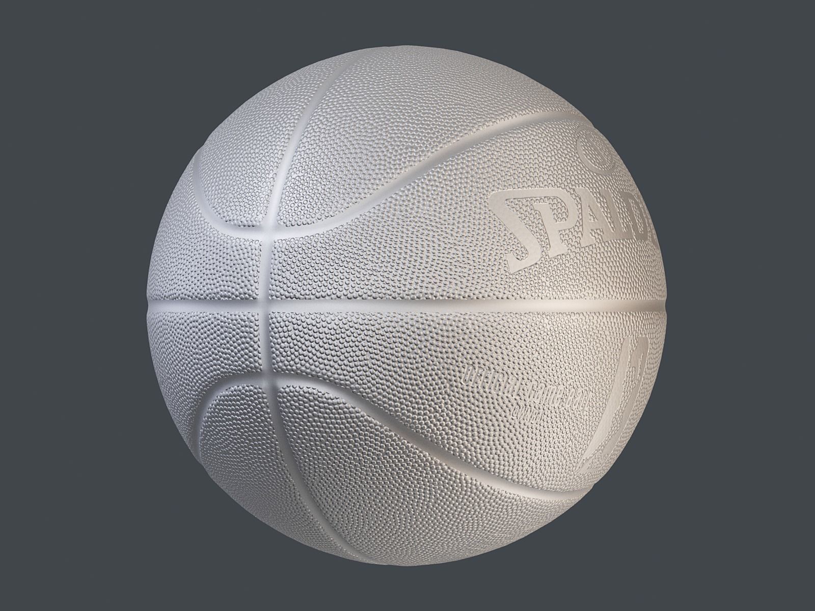 WNBA Spalding Basketball PBR 3D model | CGTrader