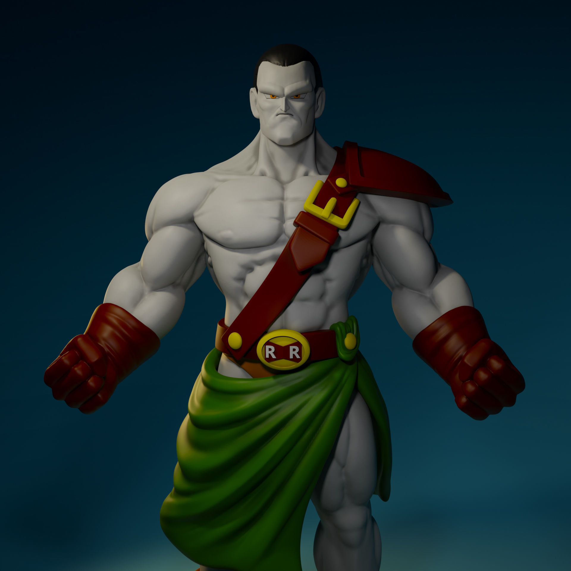 androide 3D printable model Android 14 - Dragon Ball