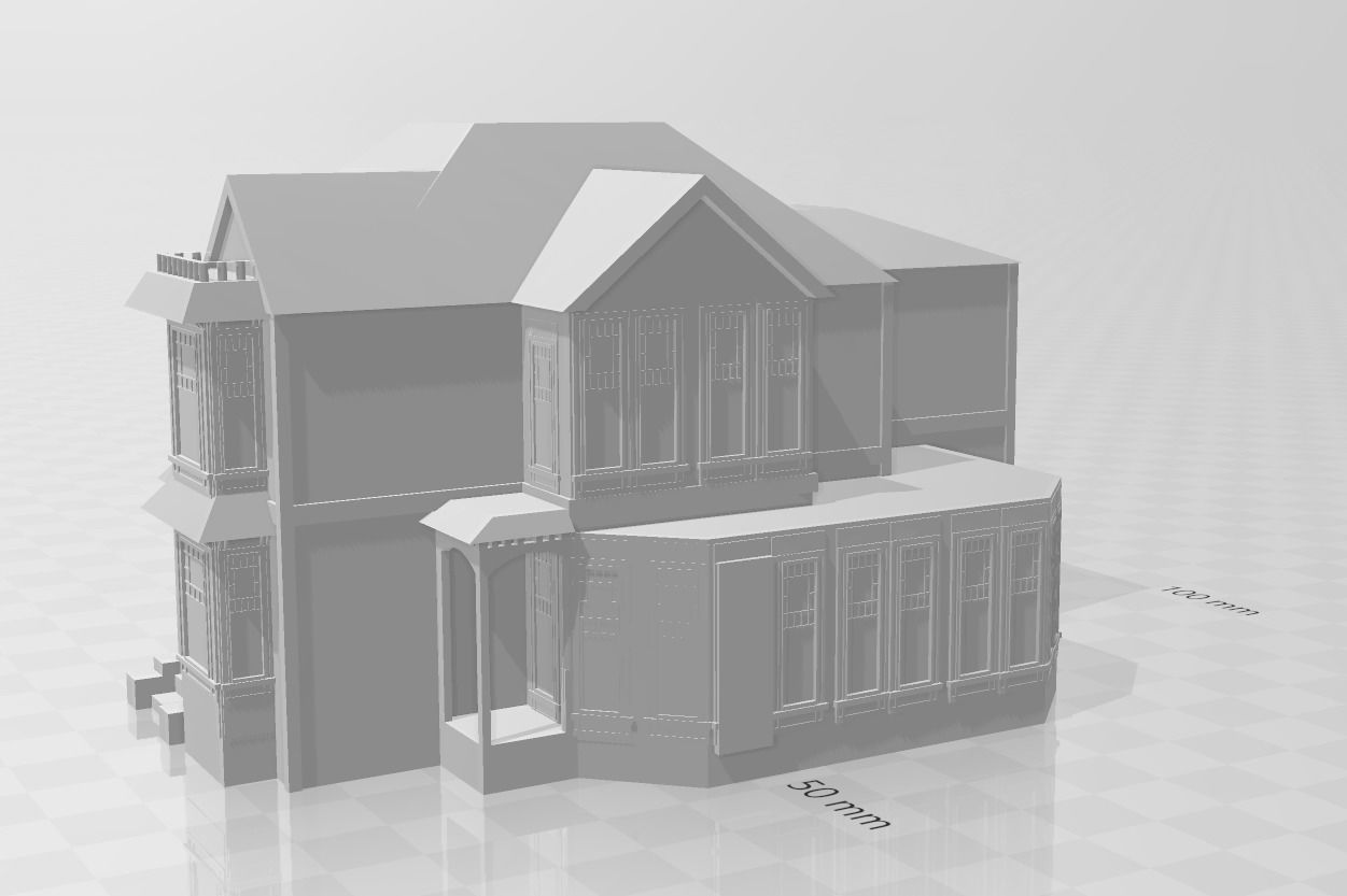 charmed manor used to 3d print model 3D model 3D printable | CGTrader