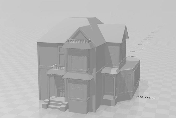 charmed manor used to 3d print model 3D model 3D printable | CGTrader