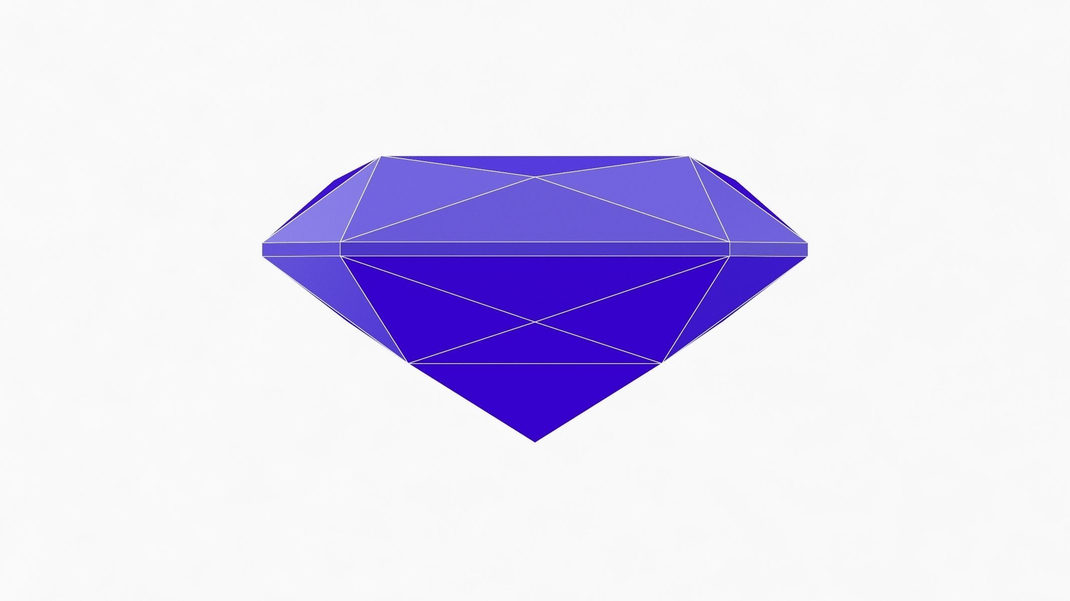 Scissor Gemstone - 3D Printable 3D model | CGTrader