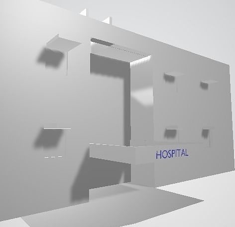 Hospital 3d model free VR / AR / low-poly 3D model animated | CGTrader