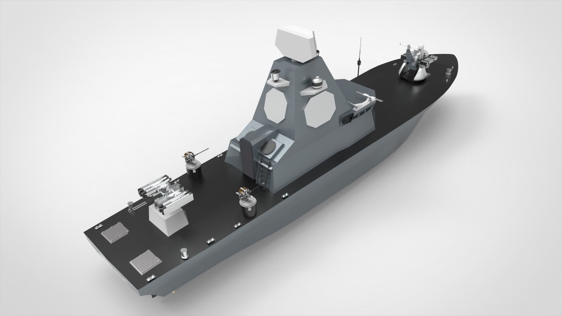 Unmanned surface vehicles USV 3D model | CGTrader