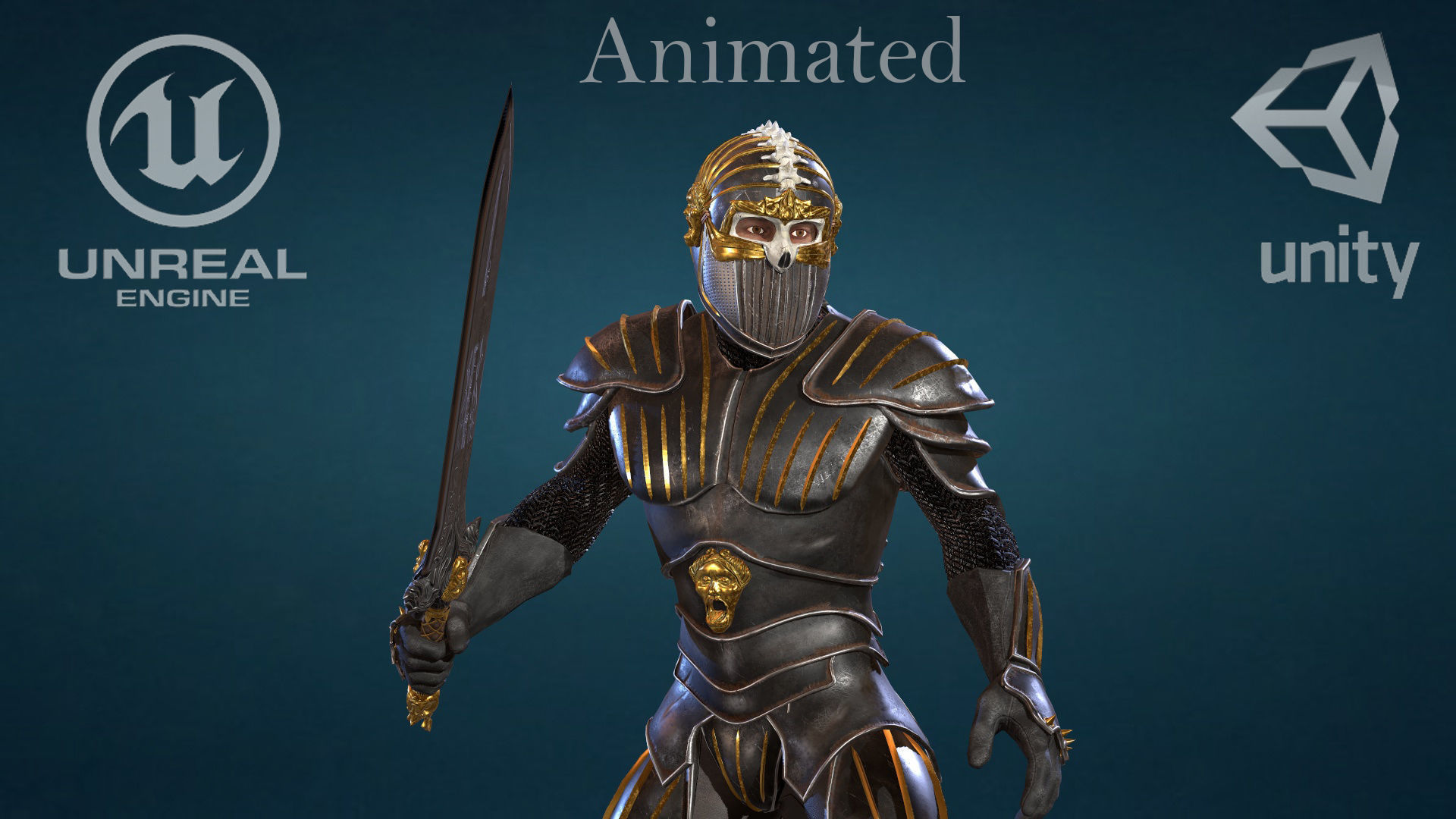 Medieval Knight Rigged 3d Model Cgtrader