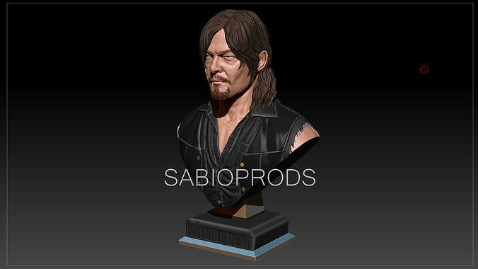 DARYL DIXON WALKING DEATH SABIOPRODS 3D PRINT MODEL 3D model 3D ...