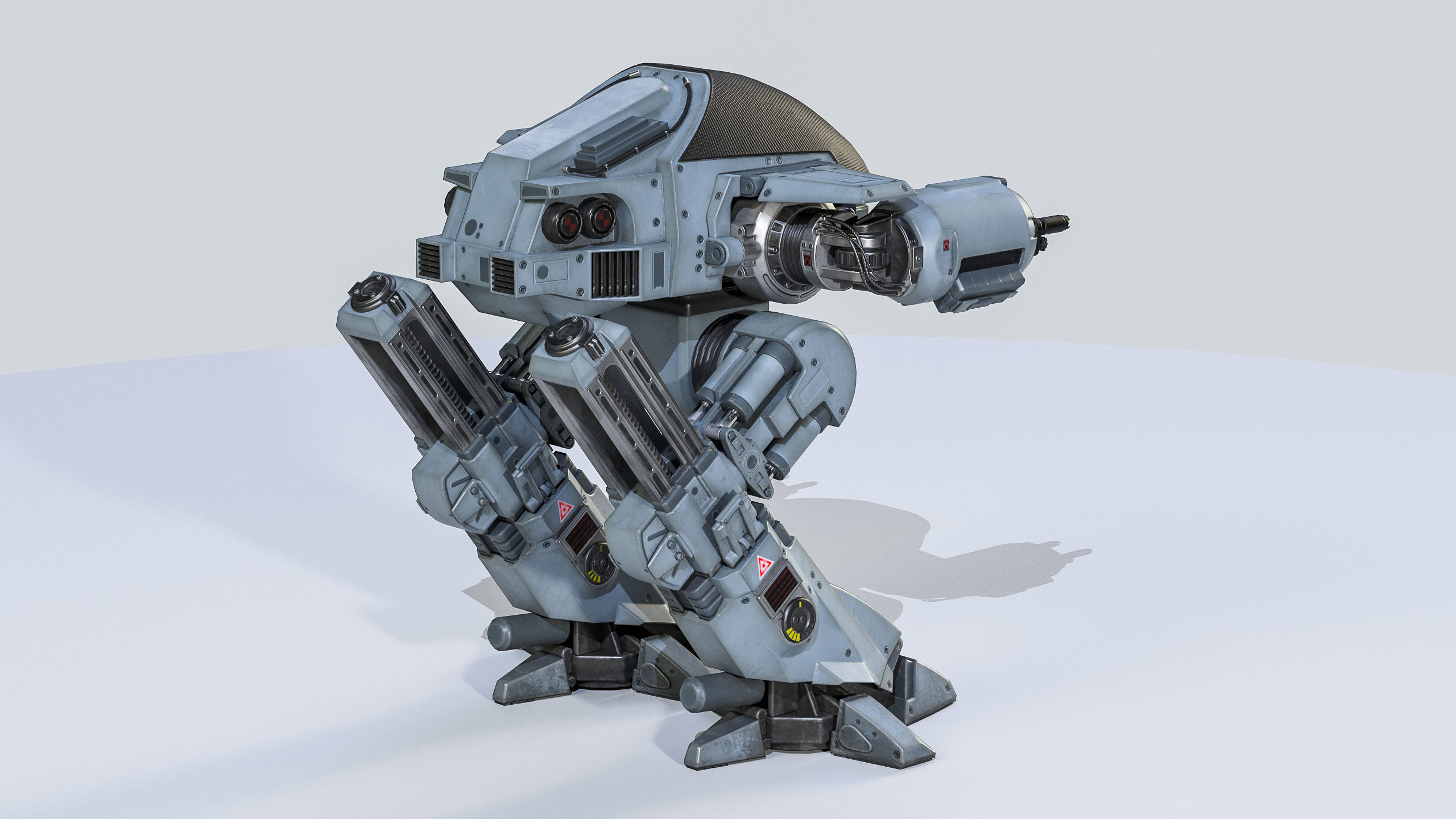 3D model ED 209 OCP Robocop VR / AR / low-poly | CGTrader