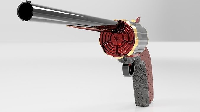 Revolver 3D model | CGTrader