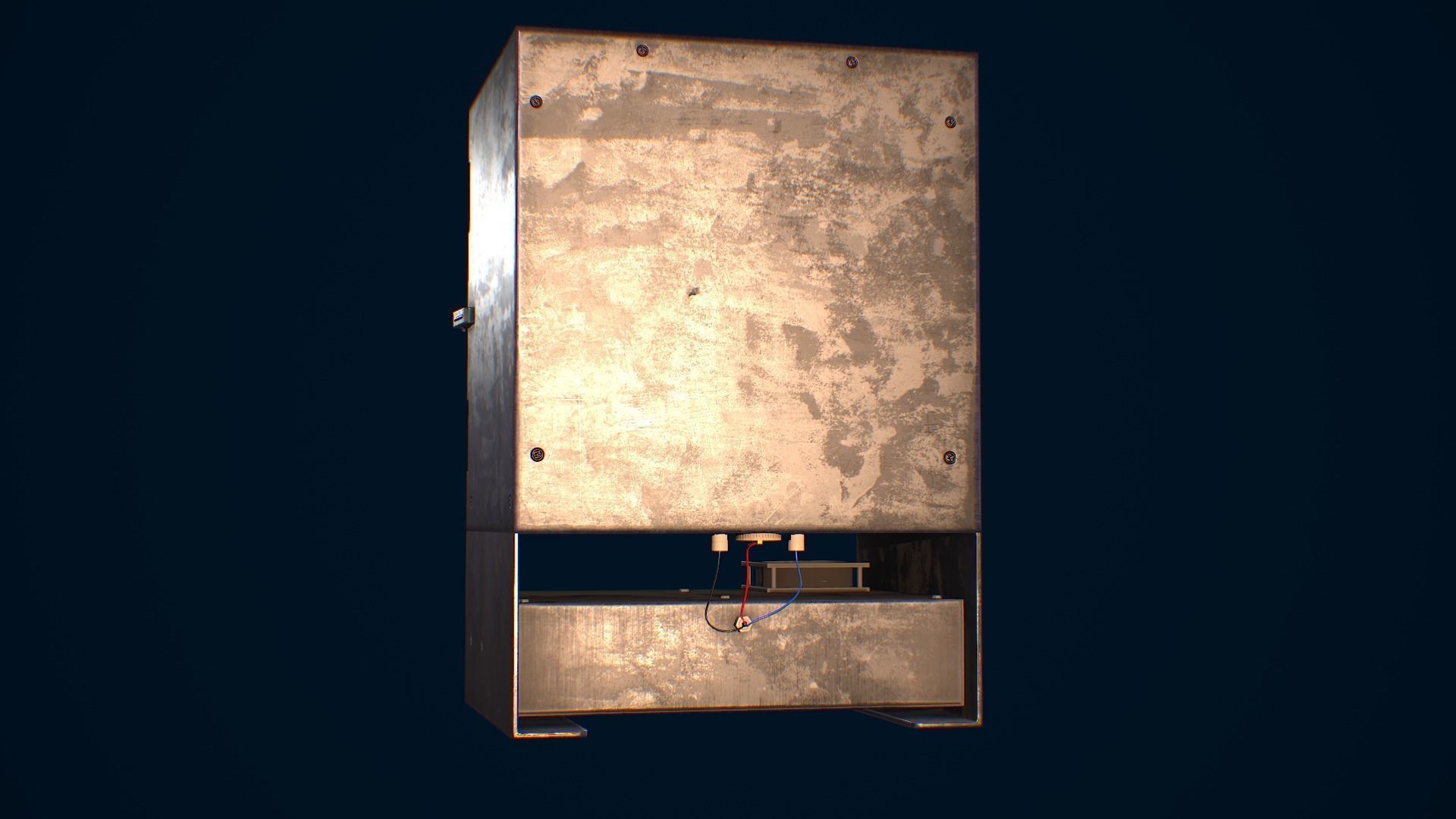 3D model Stove - muffle furnace with ANIMATION VR / AR / low-poly ...