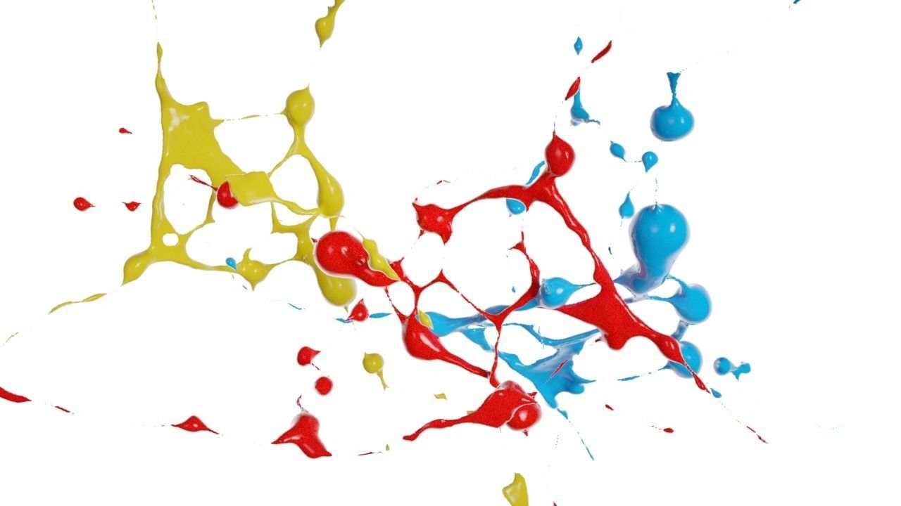 Ink Splash Animated 3D model animated | CGTrader