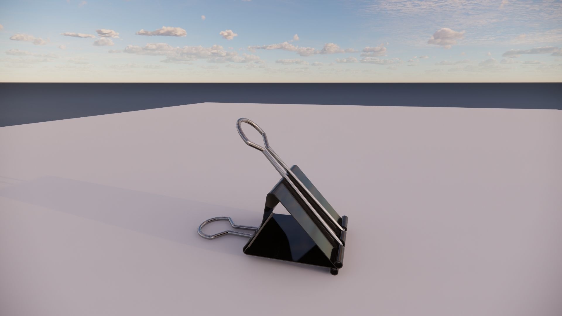 Binder clip free 3D model | CGTrader
