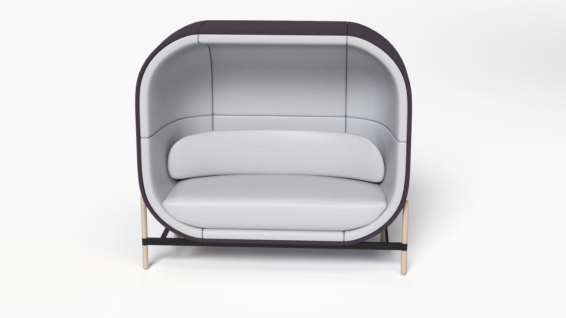 Capsule Sofa 3D model | CGTrader
