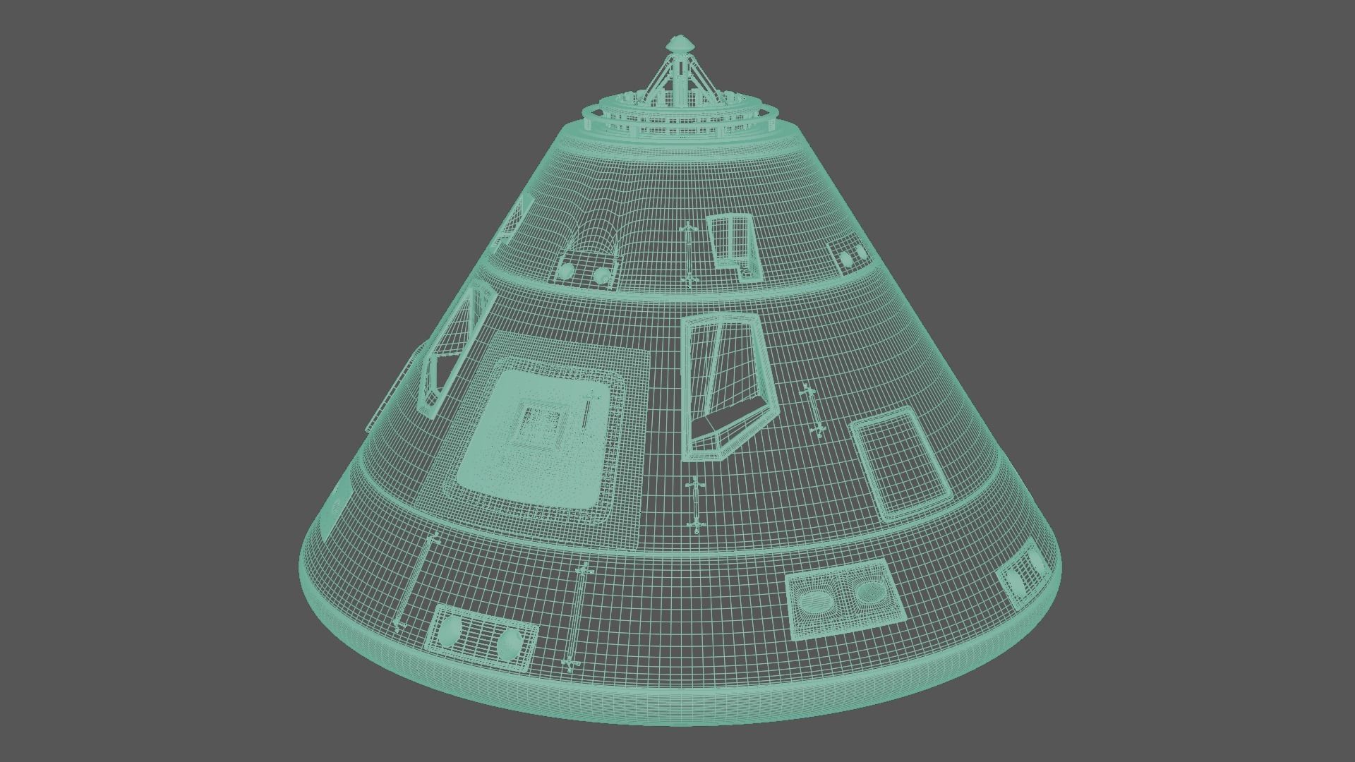 Apollo Command Module 3D model | CGTrader