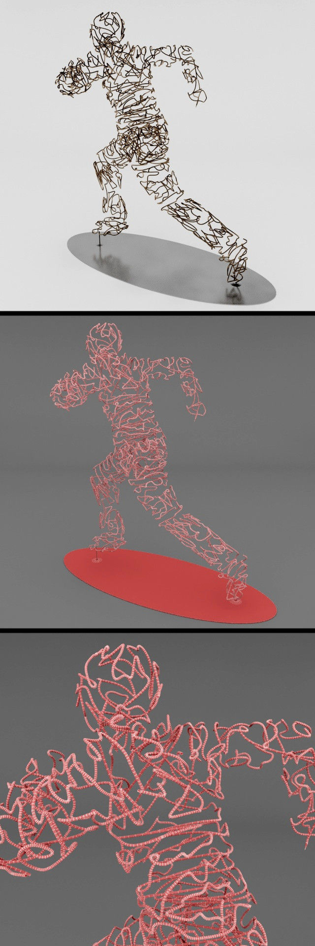 Wire Sculpture free 3D model | CGTrader