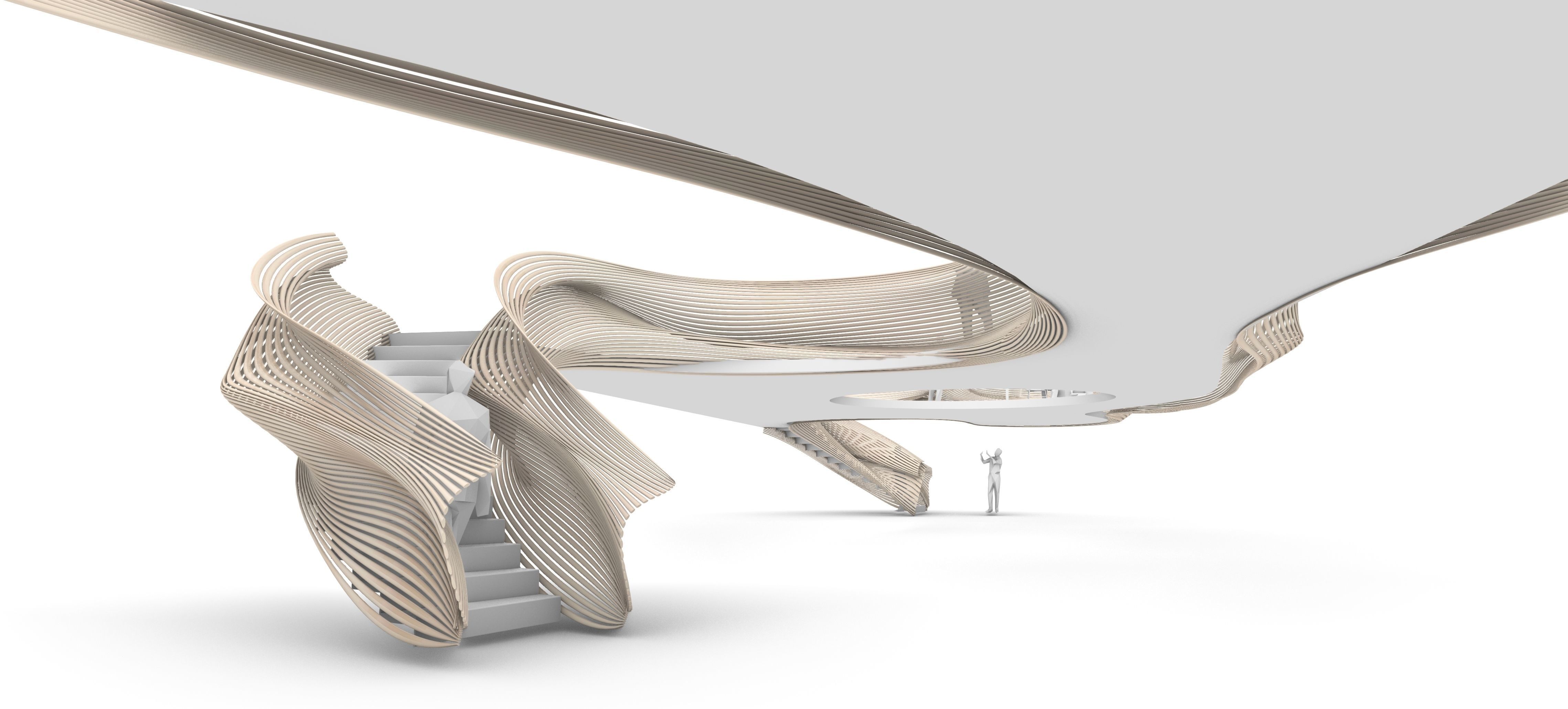 3D Parametric Stair | CGTrader
