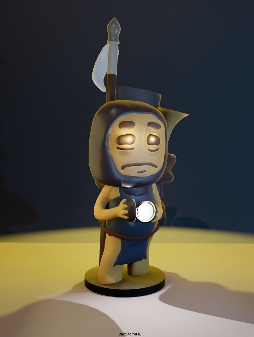 Cookie Squire Patsy Sad 3D model 3D printable | CGTrader