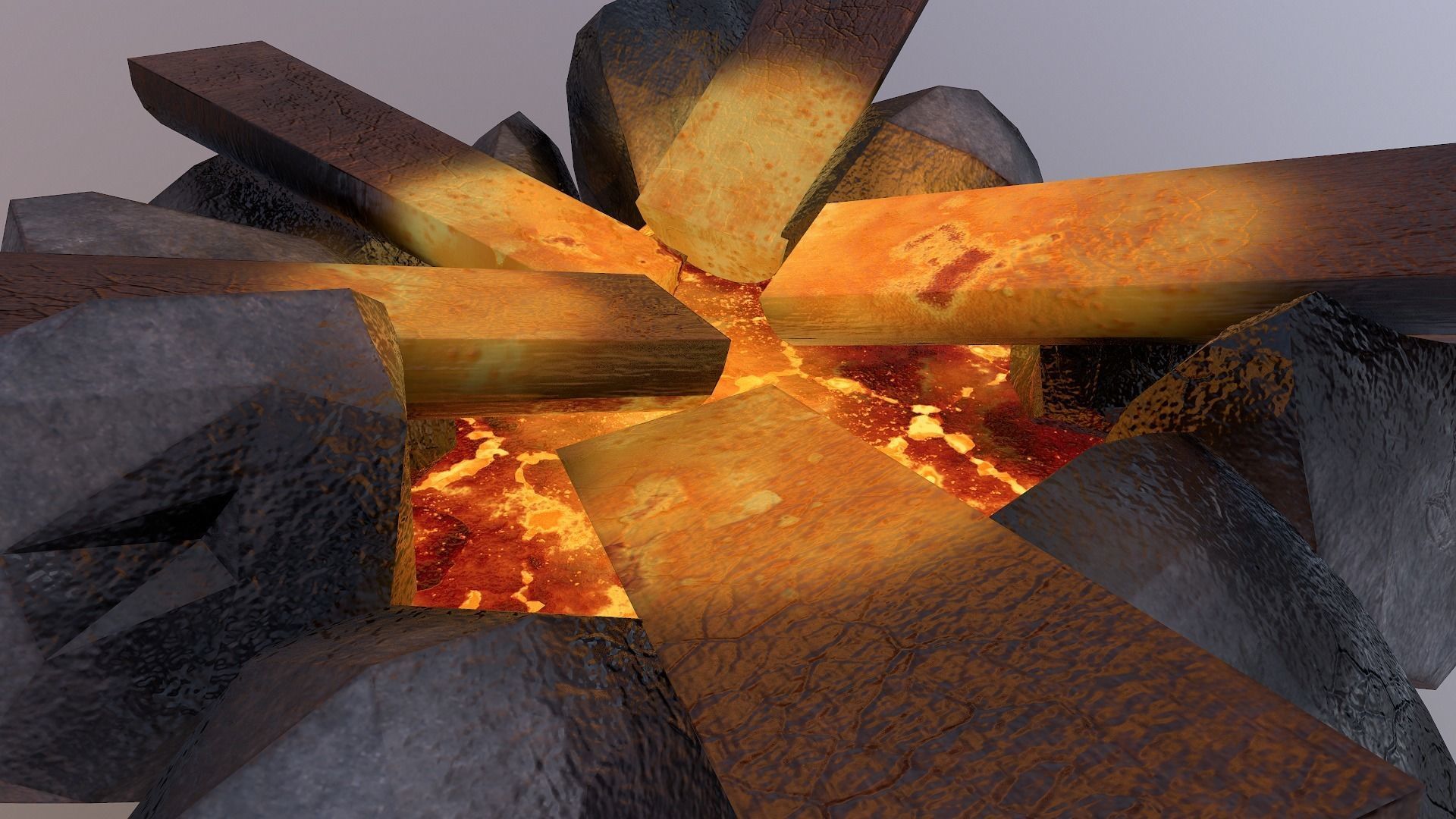 Camp Fire free VR / AR / low-poly 3D model | CGTrader