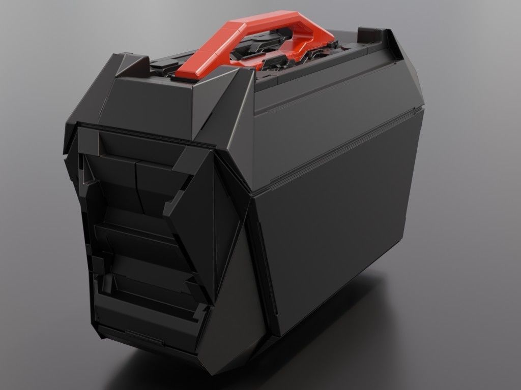 Sci-Fi Storage Crate High-poly 3D model | CGTrader