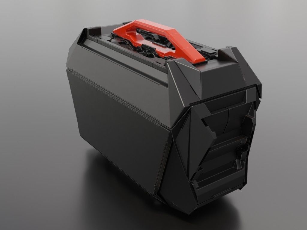 Sci-Fi Storage Crate High-poly 3D model | CGTrader