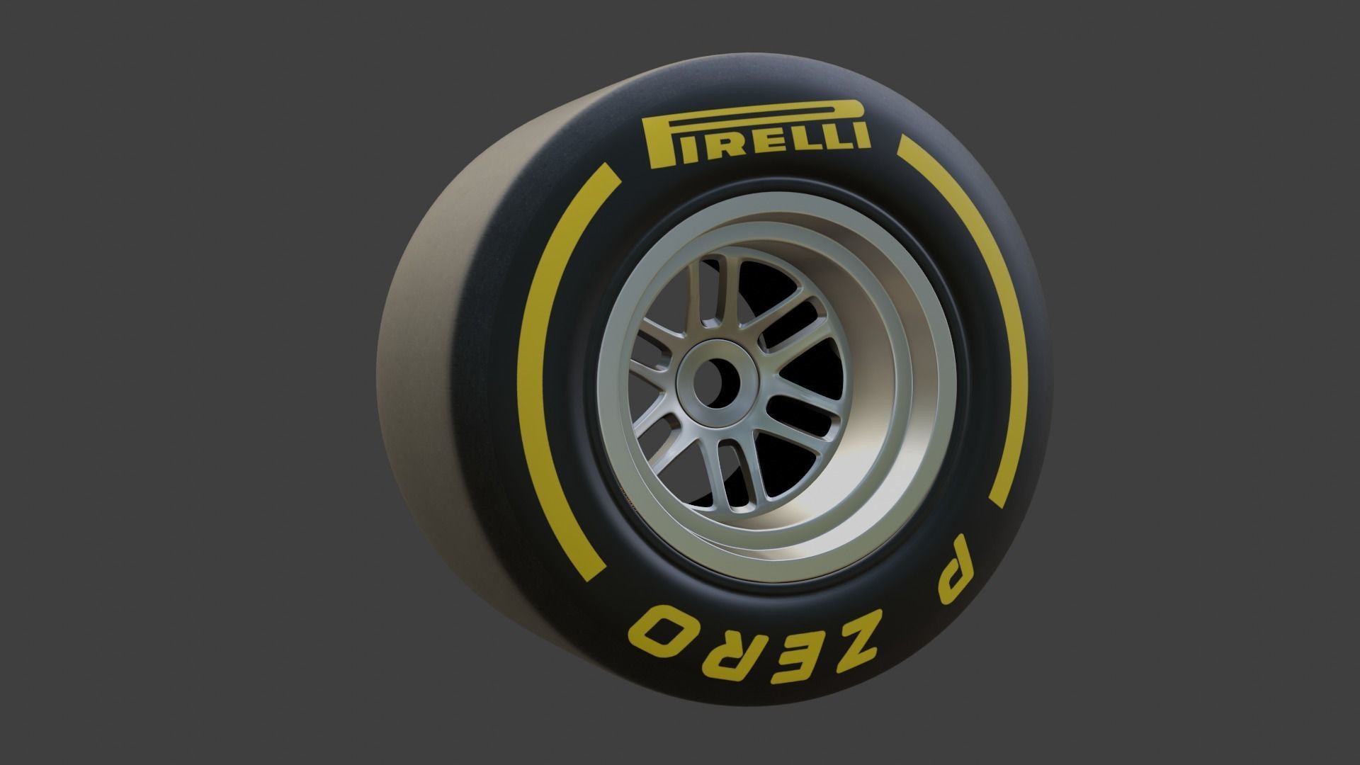 Wheel Of Formula 1 2017 3D model | CGTrader