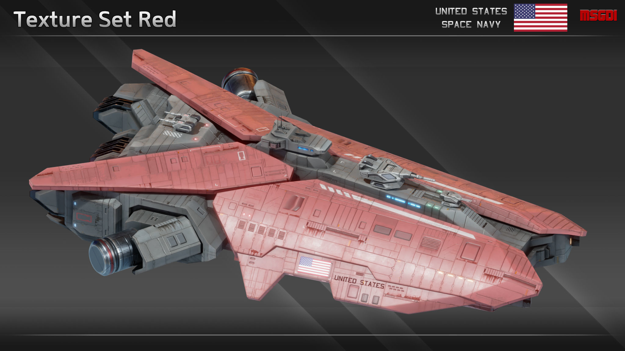 3D model USSN Congress Class Frigate VR / AR / low-poly | CGTrader