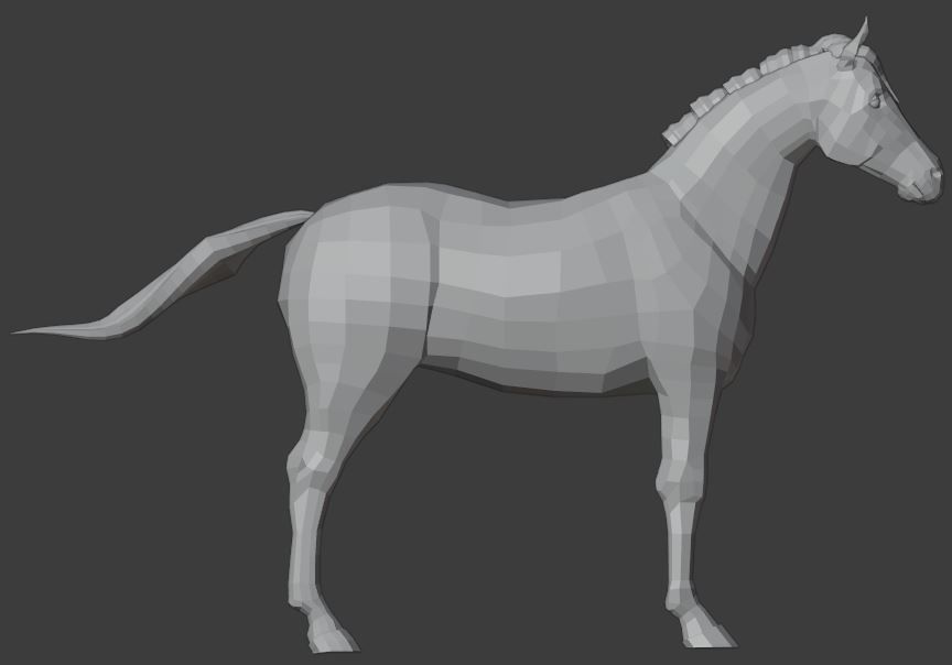 low poly 3d horse model free 3D model | CGTrader