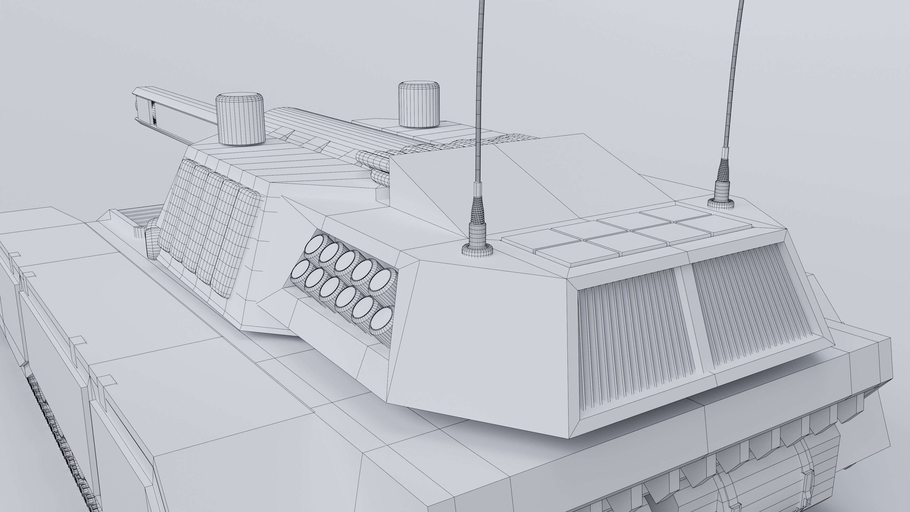 Automated Superheavy Tank free 3D model | CGTrader