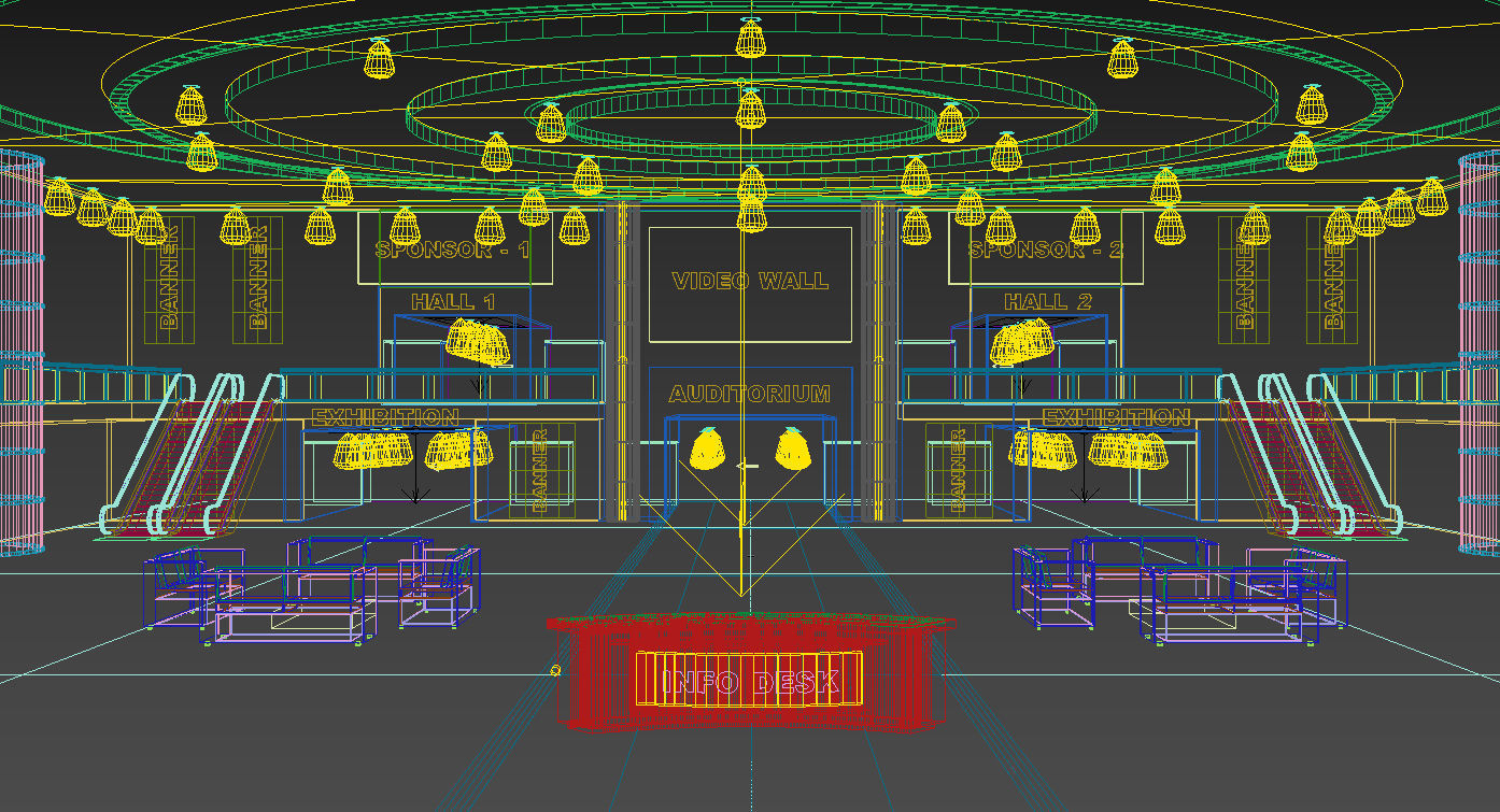 Virtual Lobby 3D model | CGTrader