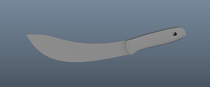 A Panga knife free 3D model | CGTrader
