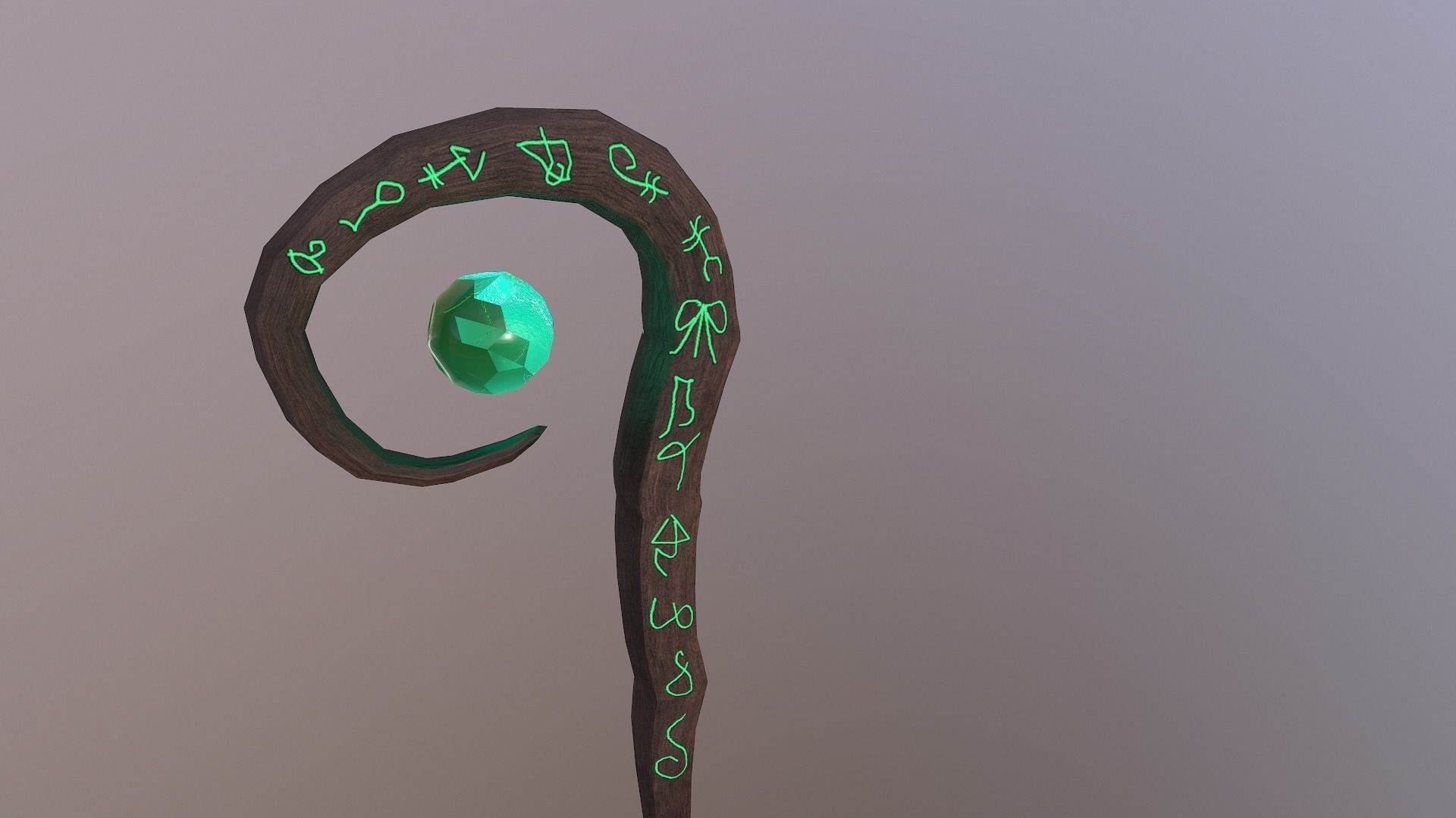 3D model Wizard Wand VR / AR / low-poly | CGTrader