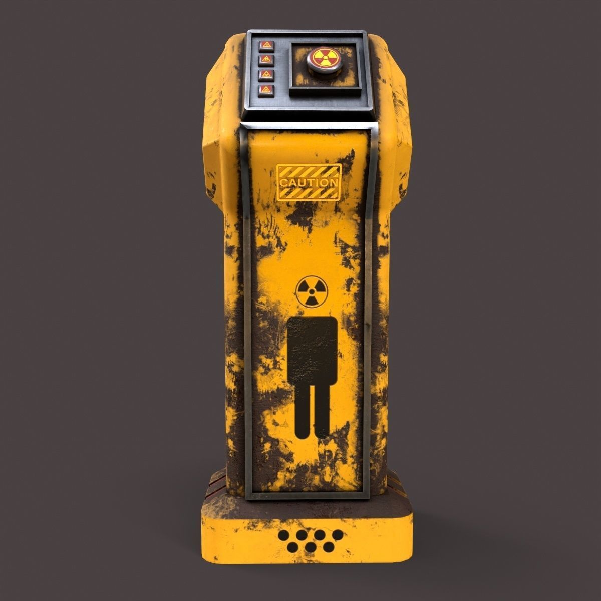 3D model Sci-Fi Emergency Button VR / AR / low-poly | CGTrader