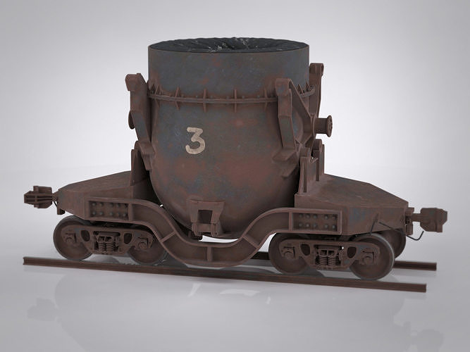 Ladle Car 3D model | CGTrader